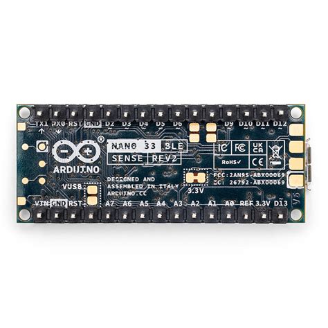 Arduino Nano 33 Ble Sense Rev2 Avec Headers Letmeknow