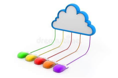 Cloud Computing Devices Stock Illustration Illustration Of Diagram