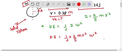 Solved A Uniform Sphere With Mass 28 0 Kg And Radius 0 380 M Is