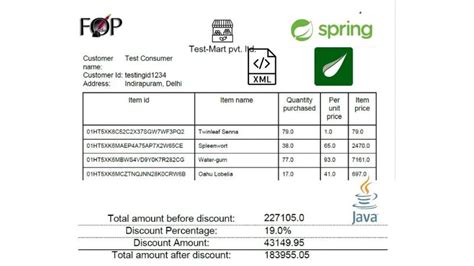 Rishal Dev Singh On Linkedin Generating Pdf Files With Apache Fop Thymeleaf And Spring Boot