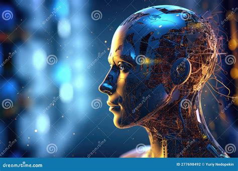 Artificial Intelligence And Machine Learning Generative Ai Stock Illustration Illustration Of