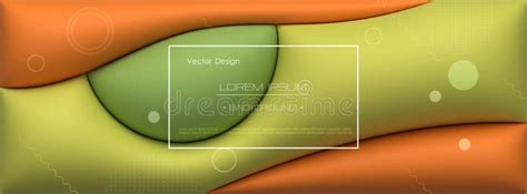 Vector Illustration Abstract Element With Dynamic Shape Gradient Color 3d Rendering