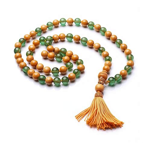 Magnificent Prayer Beads Tasbih Isolated On White Background Premium
