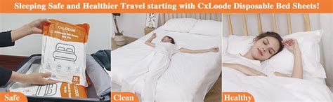 2 Pack Disposable Bed Sheets Fitted Sheet King Size