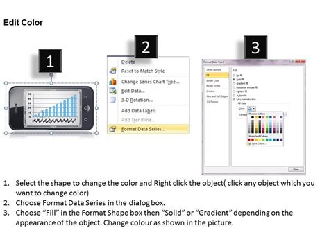 0414 Mobile Bar Graph Column Chart Powerpoint Graph Presentation Graphics Presentation