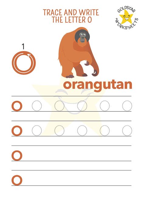 Free Printable Letter O Tracing Worksheets Pdf