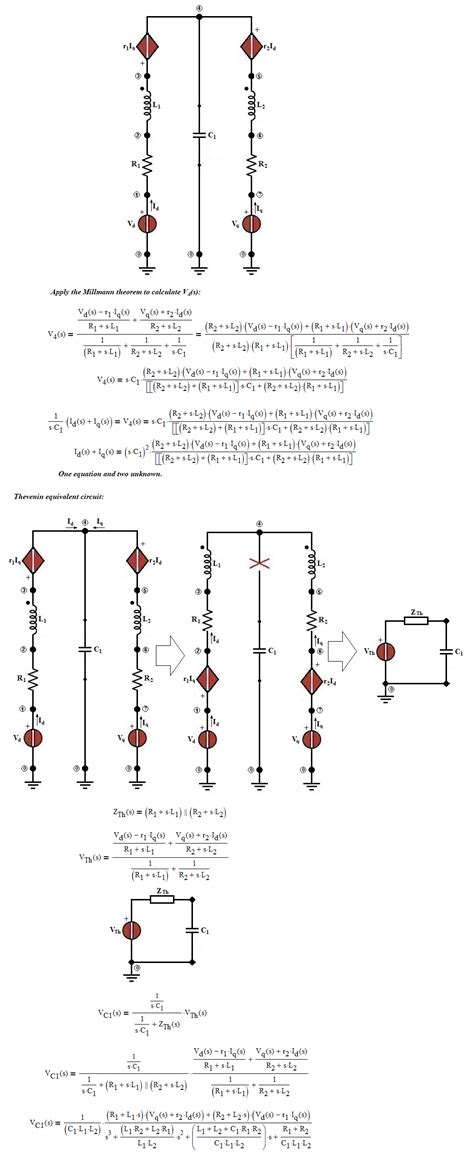 superposition thevenin impedance of a circuit with multiple dependant