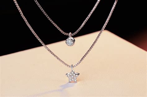 跨境饰品银项链女锁骨链流苏时尚简约四叶草项饰颈链配饰 阿里巴巴