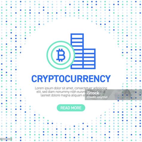 Vetores De Ícones Da Linha De Criptomoedas Ícones De Contorno Simples Com Padrão E Mais Imagens