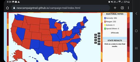 Conservative Rfk Imitaded The Map On The Game 270 R Thecampaigntrail