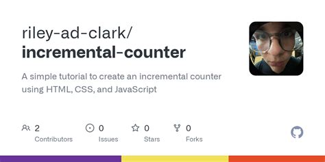 Github Riley Ad Clarkincremental Counter A Simple Tutorial To