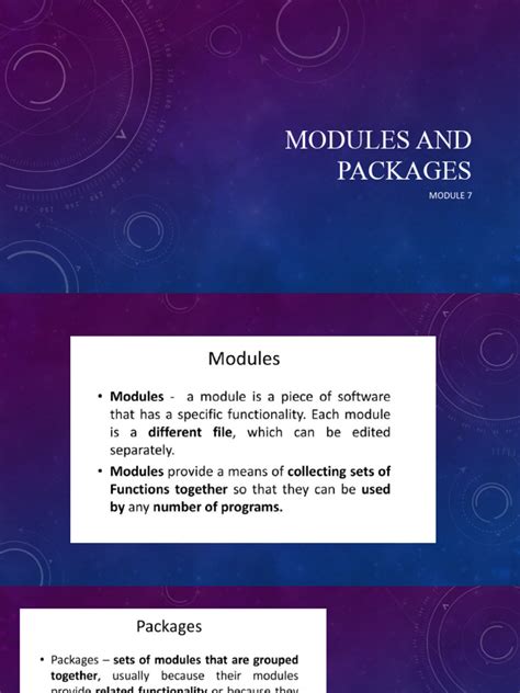 Modules And Packages Pdf
