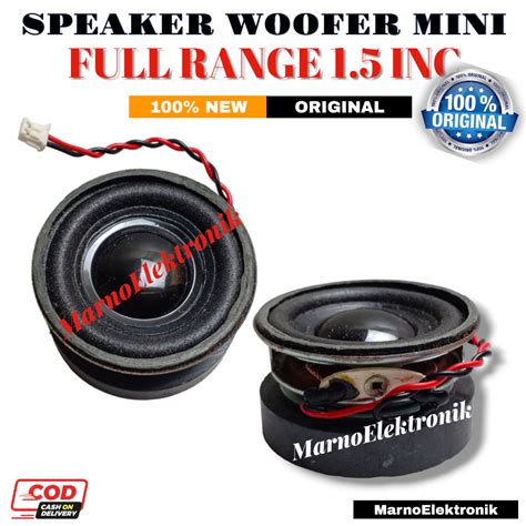 Jual Speaker Woofer Mini Full Range 1 5 Inc 4 Ohm 3 Watt 1 5 Inch