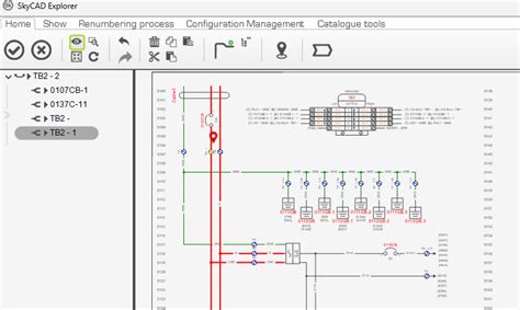 Distribution Terminal Connection Selection SkyCAD