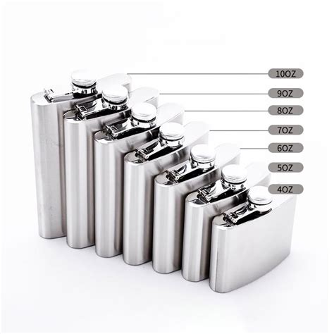 Deouny 4 10oz Whisky Flask For Alcohol Stainless S Vicedeal