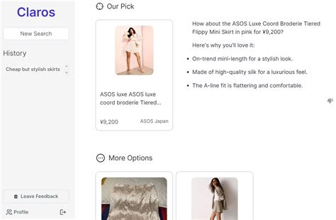 Smart And Personalized Ai Shopping Assistant Claros