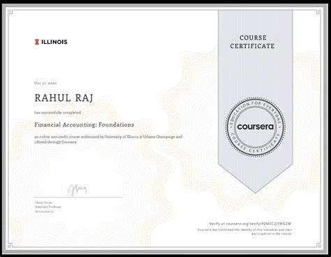 Rahul Raj On Linkedin Coursera Illinois