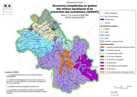 Structures Compétentes En Gemapi Eaux Eaux Et Forêts Atlas Des Territoires Publications