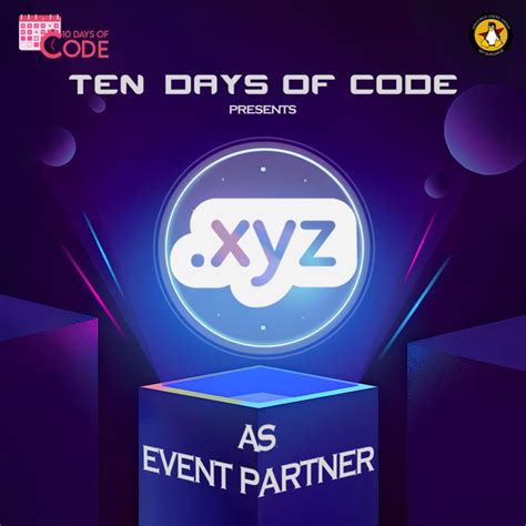 Gnu Linux Users Group Is Excited To Welcome Xyz As The Official Event Partner For Ten Days Of