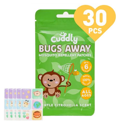 Cuddly Mosquito Patch Citronella Scent Extra Safe 30 Pcs Lazada Ph
