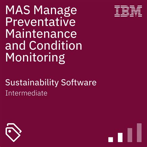 Maximo Application Suite Manage Preventive Maintenance And Condition Monitoring Credly