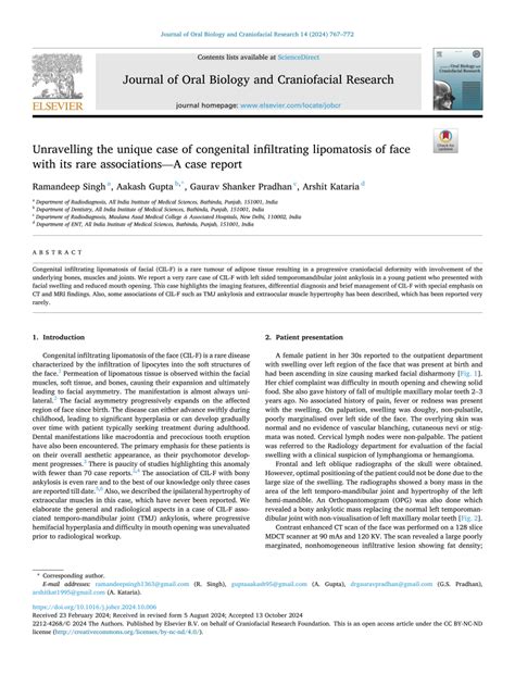 Pdf Unravelling The Unique Case Of Congenital Infiltrating