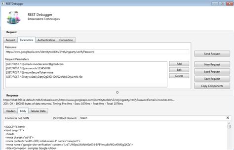 Get Respense With Rest Debugger When Regle Is False Fmx Delphi