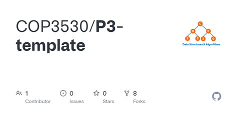 github cop3530 p3 template
