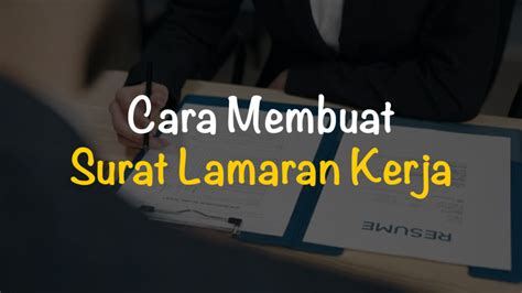 Cara Membuat Surat Lamaran Kerja Tulis Tangan Freedomsiana