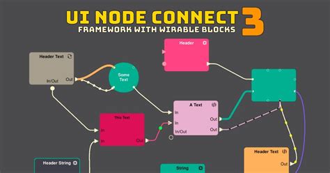 Ui Node Connect 3 Ugui Node Framework With Wirable Dragdrop Blocks