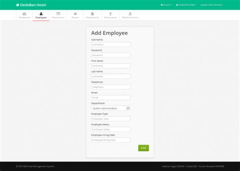 Hotel Management App Project In Codeigniter Php With Source Code And