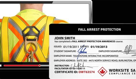 Fall Protection Certification Template Fall Protection Worksite Safety