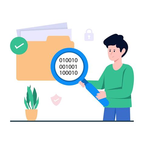 Modern Design Illustration Of Search Binary Data Vector Art At Vecteezy