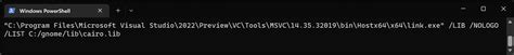windows deadlock occur when attempting to resolve an empty pkg config