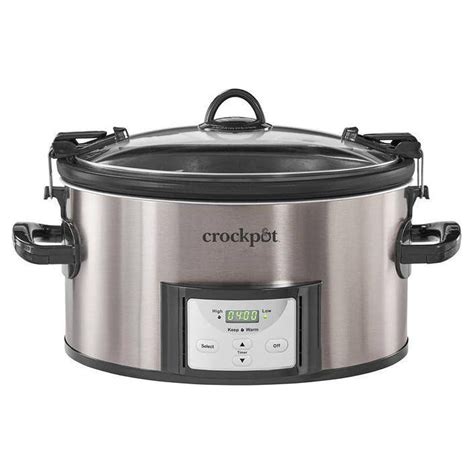 Crock Pot Large 7qt Digital Cook And Carry Programmable Easy Clean Slow
