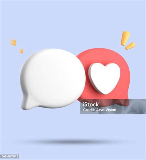 말풍선 아이콘의 3d 렌더링 3d 파스텔 채팅 아이콘 세트 3d 말뚝 거품의 집합입니다 채팅 상자 메시지 상자 채팅 아이콘이