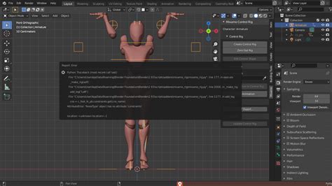 Blender Add On Will Not Create Control Rig Adobe Product Community 12556163