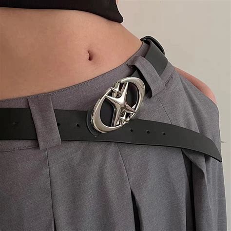 Punk Y2k Belt Moon Star Buckle Y2k Glory Y2k Glory