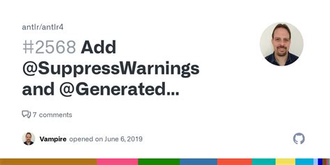 Add Suppresswarnings And Generated Annotations To All Generated Classes And Interfaces · Issue