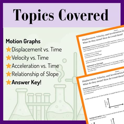 Physical Sciencephysics Motion Graphs Worksheet Displacement