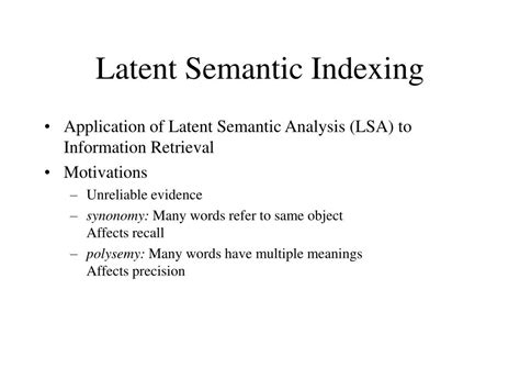 PPT Latent Semantic Analysis PowerPoint Presentation Free Download ID