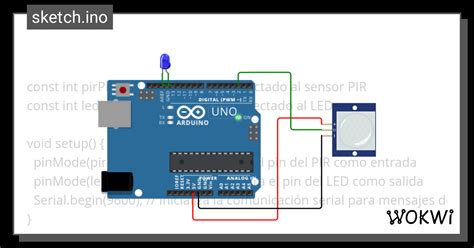 Sensor Movimiento Software Wokwi Esp32 Stm32 Arduino Simulator