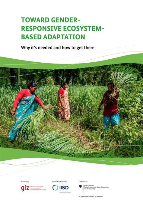 Toward Gender Responsive Ecosystem Based Adaptation Why Its Needed And How To Get There Iucn