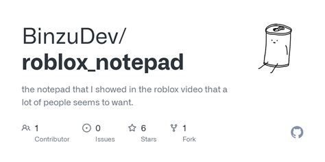 Roblox Notepad Roblox Code Notes Txt At Main BinzuDev Roblox Notepad GitHub