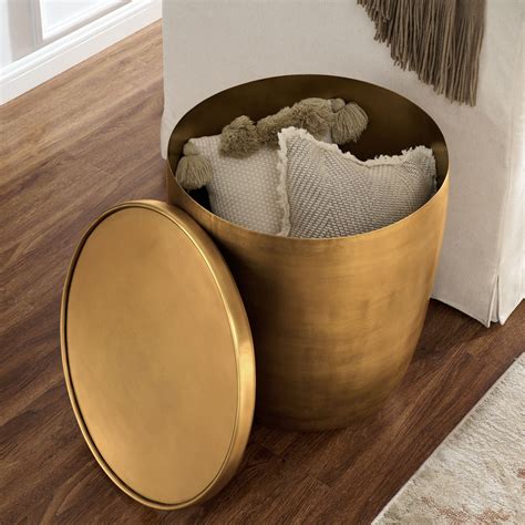 Viora Metal Storage Side Table Modway