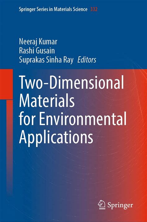 Two Dimensional Materials For Environmental Applications Springer Series In Materials Science