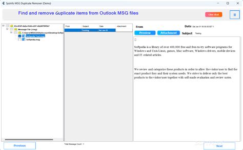 Sysinfo Msg Duplicate Remover Download Softpedia