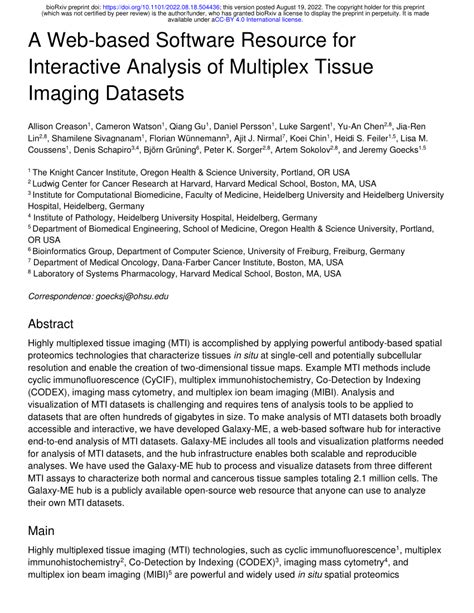 Pdf A Web Based Software Resource For Interactive Analysis Of