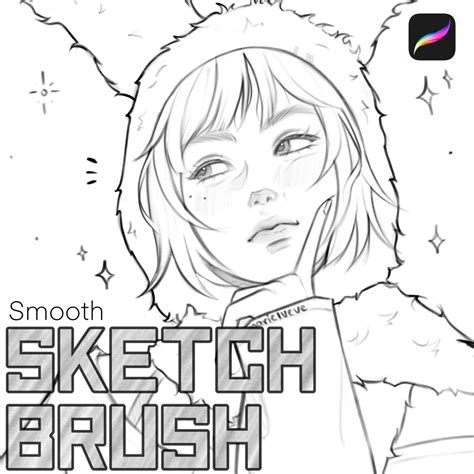 Free Smooth Sketching Brush For Procreate Librium