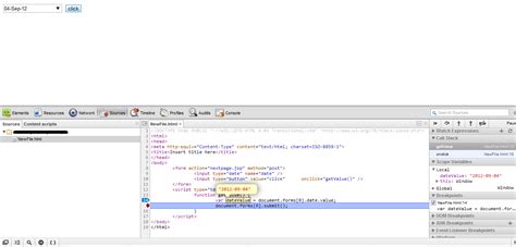 Debug บน Web Browser HTML Javascript